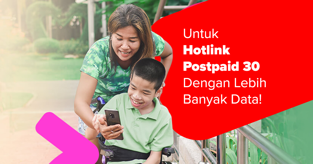Hotlink Postpaid Flex OKU campaign