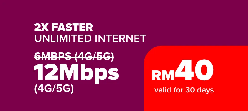 New Prepaid Plans With Unlimited 5G Internet | Hotlink Malaysia
